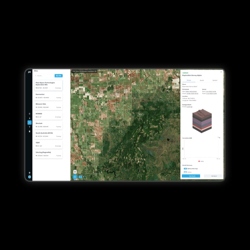 ExoSphere by Fleet® | Unlocking Real Time Exploration with Space & AI